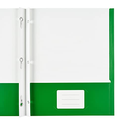 Pen and Gear 3 Prong Paper Folder Green