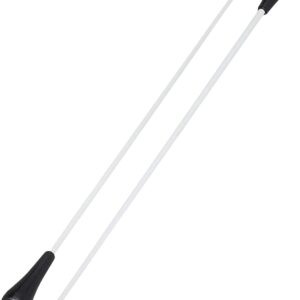 Jiayouy 15 Inch Music Baton Orchestra Baton ABS Handle Music Conducting Baton Pack of 2 Black