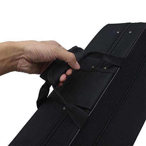 Trumpet Lightweight Case,Oxford Cloth Trumpet Box with Straps Black