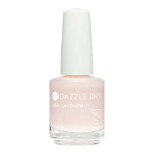 dazzle dry nail lacquer (step 3) - prima ballerina - a sheer and milky delicate pink that makes a beautiful french base. (0.5 fl oz)