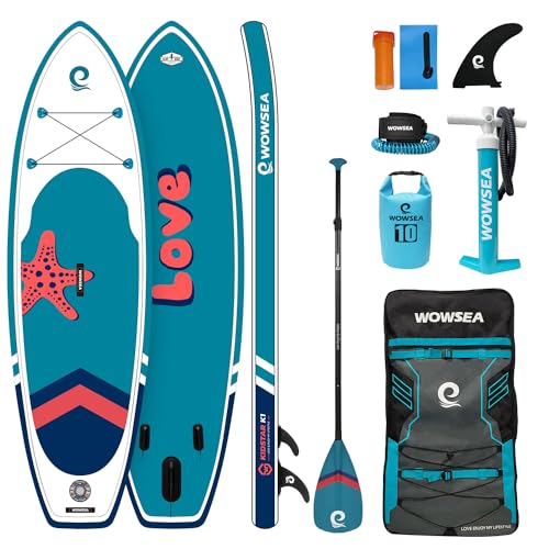 WOWSEA K1 Inflatable Stand Up Paddle Board, Touring and Stable Kids SUP Boards Inflatable, Enjoyable Paddle Board, Nice Choice for Aquatic Teaching and Recreation