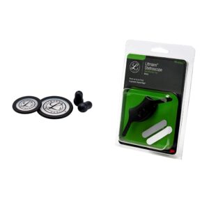 3m 40016 littmann stethoscope spare parts kit, classic iii, black, black stethoscope identification tag