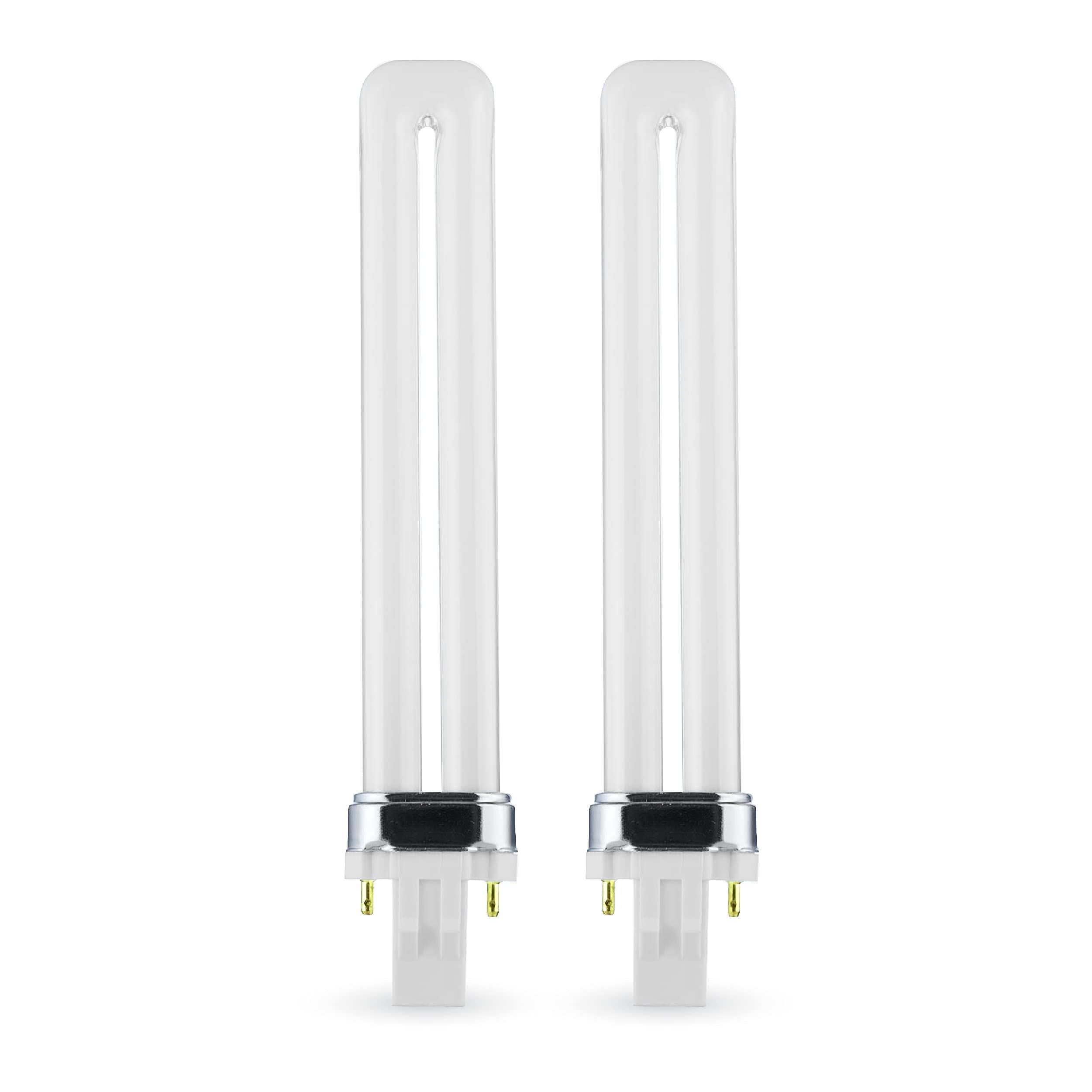 Circle (2 Pack) PL-13W 827, 2 Pin GX23, 13 Watt Single U-Shaped Twin Tube, Compact Fluorescent Light Bulb, Replaces Philips PLS13W27 GX23 and Sylvania CF13DS827 GX23