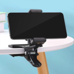 RockCheems Guitar Head Phone Holder Mount for Live Broadcast Teaching Video Recording Android and iPhone Compatible Guitar/Electric Guitar/Bass/Ukulele