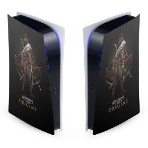 head case designs officially licensed assassin's creed bayek crest origins character art vinyl faceplate sticker gaming skin case cover compatible with sony playstation 5 ps5 digital edition console