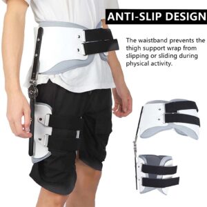 Yinhing Hip Brace -Groin Support Wrap for Hip Muscles Pain Relief Thigh Hamstring,Quadriceps,Joints Injuries Adjustable Hip Strap Pulled Muscles Hip Orthosis Compression Brace