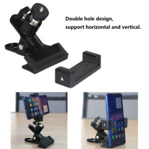 RockCheems Guitar Head Phone Holder Mount for Live Broadcast Teaching Video Recording Android and iPhone Compatible Guitar/Electric Guitar/Bass/Ukulele