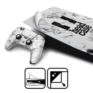 Head Case Designs Officially Licensed Assassin's Creed Half Legacy Typography Vinyl Faceplate Sticker Gaming Skin Case Cover Compatible with Sony Playstation 5 PS5 Digital Edition Console