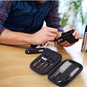 UrbanX Universal Handgun Cleaning kit for Colt Model 1903 Pocket Hammerless .32 ACP Pistol Cleaning Kit Bronze Bore Brush and Plastic Jags Tips with Zippered Compact Case