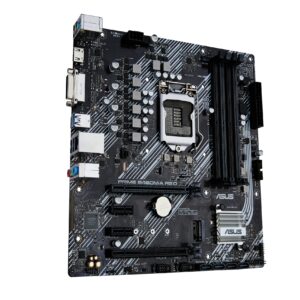 ASUS Prime B460M-A R2.0 Intel® H470 (LGA 1200) for Intel 11th gen & 10th Gen CPUs, 8 power stages, Intel® 1 Gb Ethernet, HDMI, DVI, M.2 slot, 4*SATA 6Gb/s, front USB 3.2 Gen 1, mATX motherboard