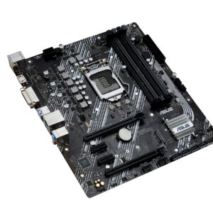 ASUS Prime B460M-A R2.0 Intel® H470 (LGA 1200) for Intel 11th gen & 10th Gen CPUs, 8 power stages, Intel® 1 Gb Ethernet, HDMI, DVI, M.2 slot, 4*SATA 6Gb/s, front USB 3.2 Gen 1, mATX motherboard