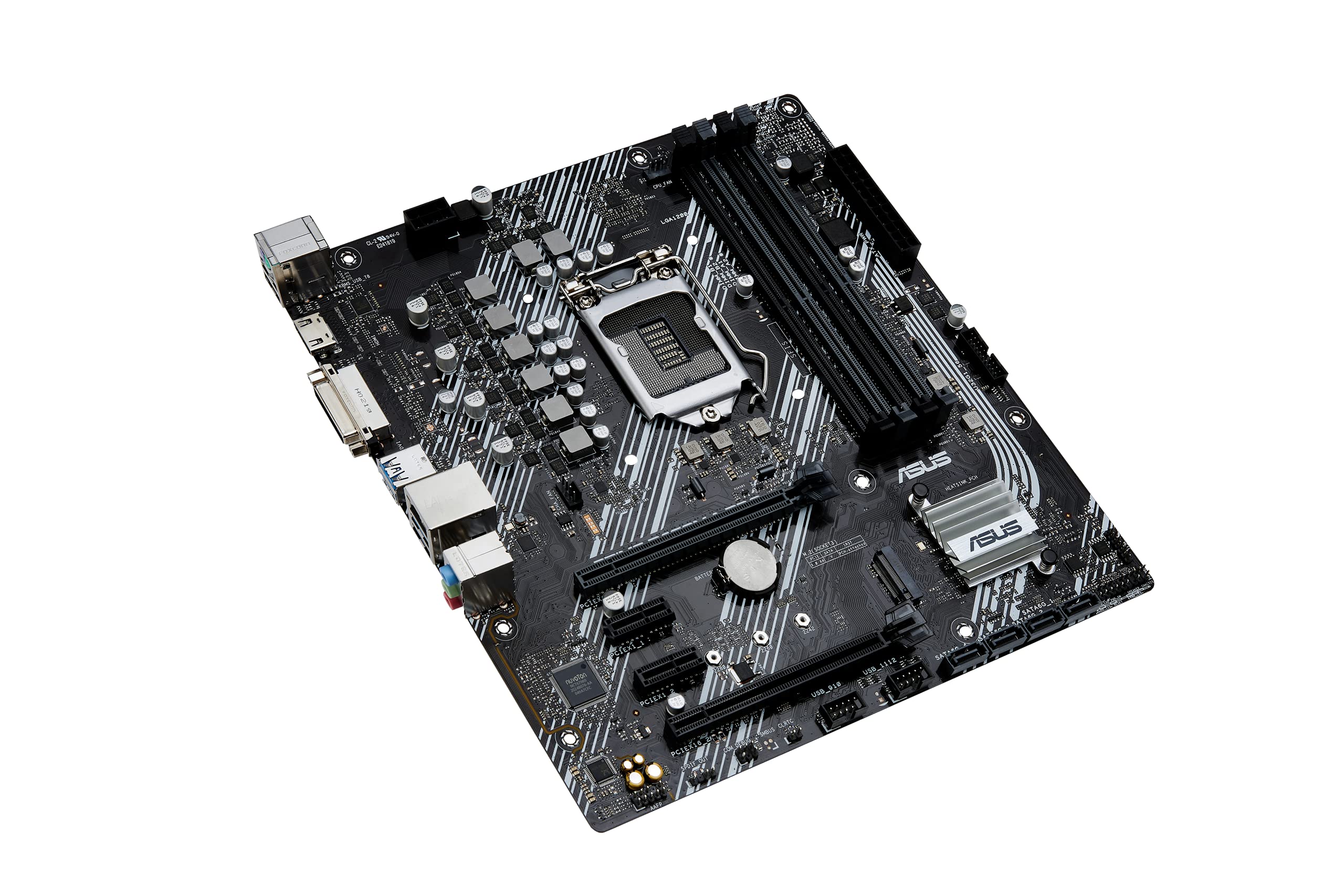 ASUS Prime B460M-A R2.0 Intel® H470 (LGA 1200) for Intel 11th gen & 10th Gen CPUs, 8 power stages, Intel® 1 Gb Ethernet, HDMI, DVI, M.2 slot, 4*SATA 6Gb/s, front USB 3.2 Gen 1, mATX motherboard