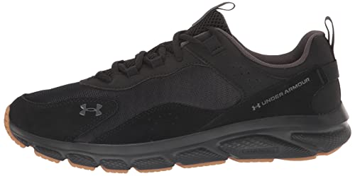 Under Armour Men's Charged Verssert, Black/Black, 10 Medium US