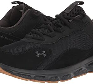 Under Armour Men's Charged Verssert, Black/Black, 10 Medium US