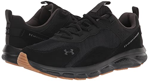 Under Armour Men's Charged Verssert, Black/Black, 10 Medium US