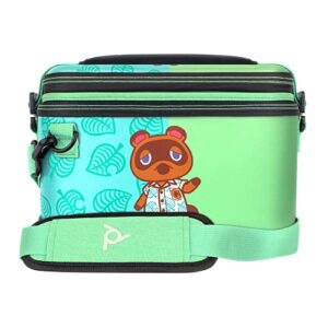 PDP Gaming Officially Licensed Switch Pull-N-Go Travel Case - Animal Crossing - Semi-Hardshell Protection - Protective PU Leather - Holds 14 Games - Works with Switch OLED & Lite - Perfect for Kids