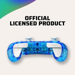 PDP Rock Candy Wired Gaming Switch Pro Controller - Zelda Breath of the Wild - Blue - Official License Nintendo - OLED / Lite Compatible - Compact, Durable Travel Controller - See Through - Holiday Gifts