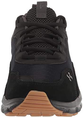 Under Armour Men's Charged Verssert, Black/Black, 10 Medium US