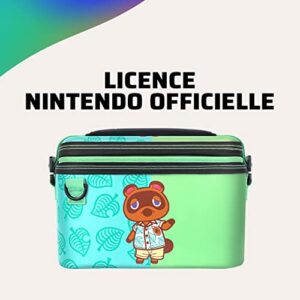 PDP Gaming Officially Licensed Switch Pull-N-Go Travel Case - Animal Crossing - Semi-Hardshell Protection - Protective PU Leather - Holds 14 Games - Works with Switch OLED & Lite - Perfect for Kids