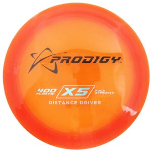 prodigy disc 400 series x5 distance driver golf disc [colors may vary] - 170-174g