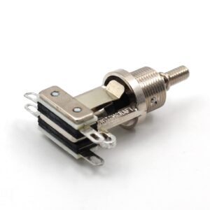 Switchcraft 3 Way Toggle Switch w/Genuine Tip, Short Toggle for Les Paul Electric Guitar (Cream Tip)