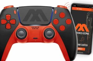 moddedzone mz smart rapid fire controller compatible with ps5 custom modded controller all shooter games & more