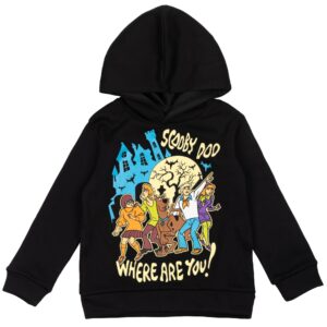 scooby-doo shaggy velma little boys fleece pullover hoodie black 6