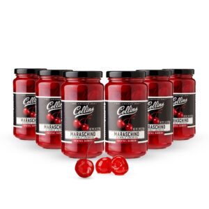 collins 10 oz cocktail cherries, 10 ounce, stemmed garnishes, black