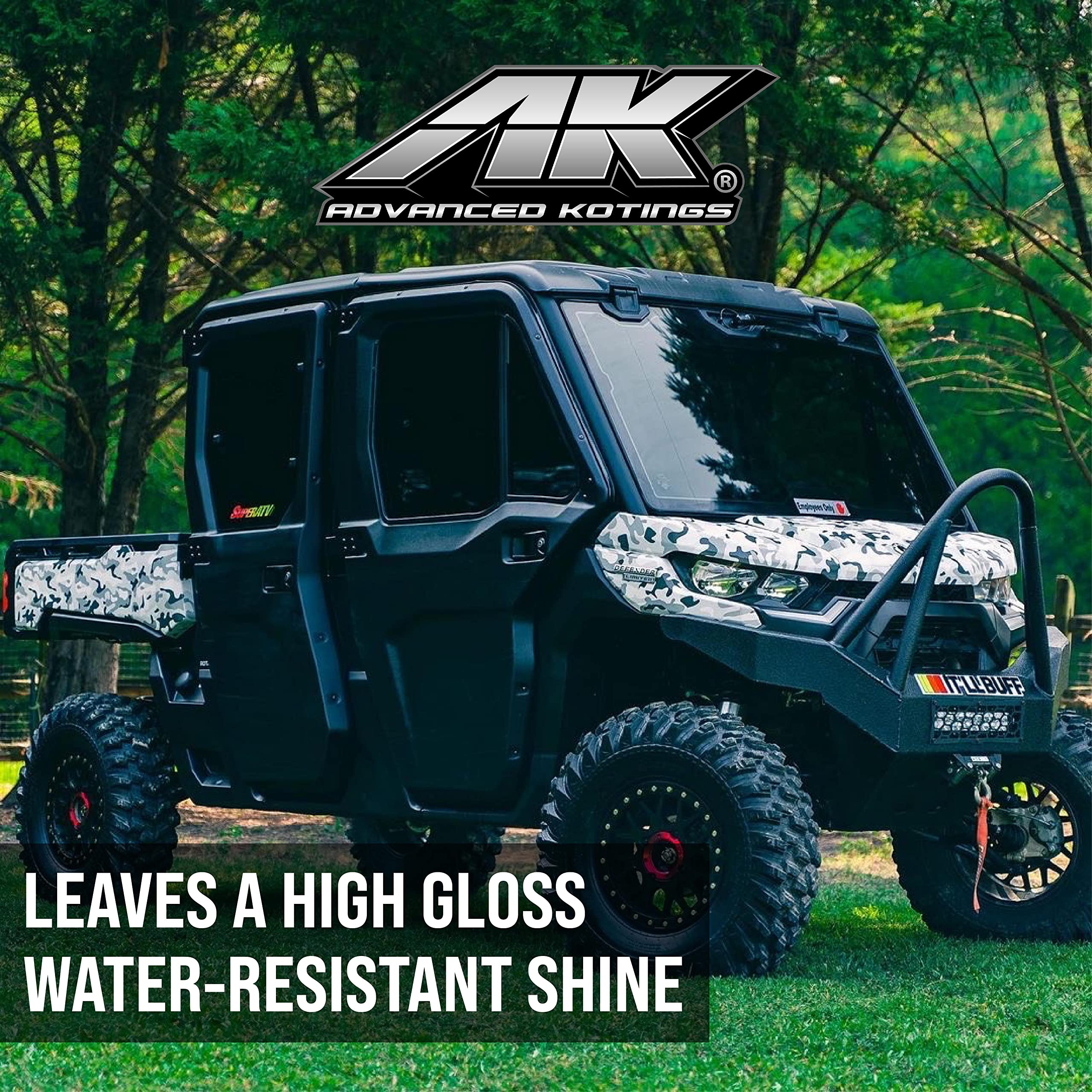 Advanced Kotings Shine Coating & High Foaming Car Wash Bundle | Removes Dirt, Oil, Grime, Shines Surfaces, and Makes Off-Road Clean-Up Easier for ATVs, UTVs, Vehicles and More - 6 Pack Kit