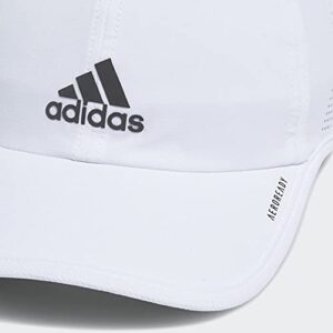 adidas Superlite 2 Relaxed Adjustable Performance Cap White/Black Reflective One Size