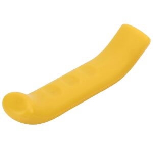 Keenso 4 Colors Anti-Slip Silicone Bike Brake Lever Grips Waterproof Brake Lever Cover Brake Handle Grips Protector for Road Bikes, Mountain Bikes(Yellow) and Spare Parts