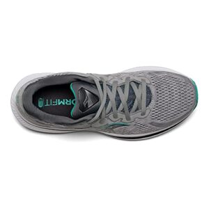 Saucony Women's Omni 20 Running Shoe, Alloy/Jade, 7.5