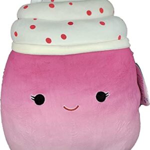 Official KellyToy Squishmallows 8 inch Cinnamon The Frozen Yogurt Food Squad Plush Pillow Stuffed Toy