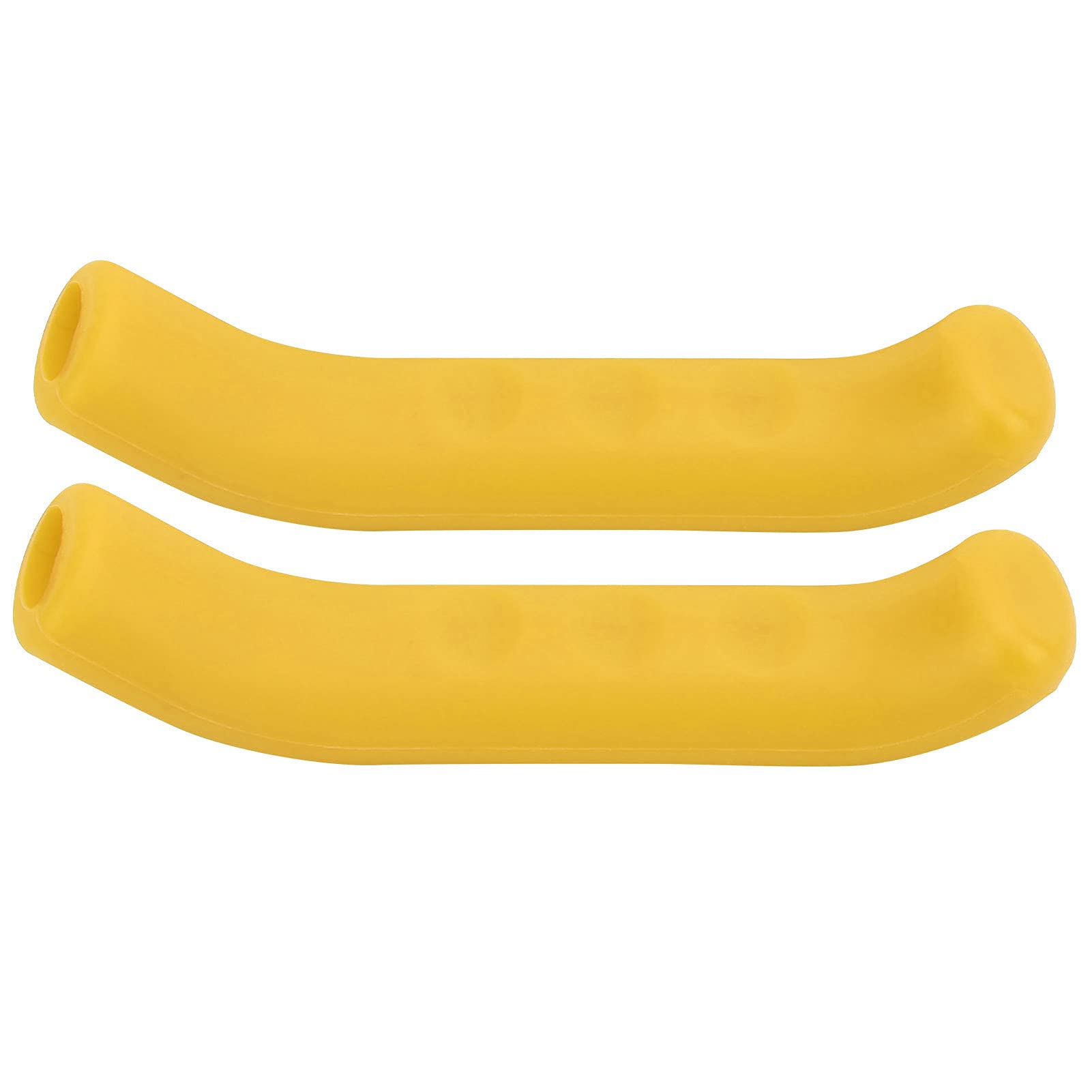 Keenso 4 Colors Anti-Slip Silicone Bike Brake Lever Grips Waterproof Brake Lever Cover Brake Handle Grips Protector for Road Bikes, Mountain Bikes(Yellow) and Spare Parts