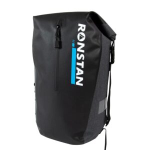 ronstan dry roll top - 30l bag - black & grey