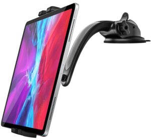 woleyi car dashboard tablet mount, car dash tablet & phone holder with strong sticky gel suction cup for ipad pro 9.7, 11, 12.9 / air/mini, iphone, galaxy tabs, more 4-13" smart phones and tablets