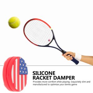 PartyKindom 6pcs Tennis Absorbers Tennis Dampener Tennis Racket Absorber Tennis Vibration Dampeners Tennis Racket Dampeners Tennis Racquet Dampener