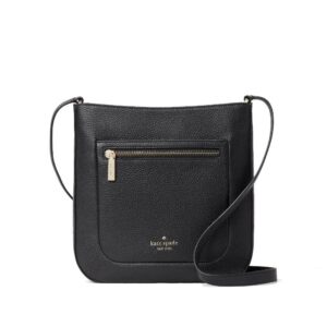 kate spade new york womens leila leather pebbled crossbody handbag black o/s