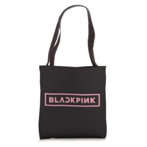 official blackpink logo tote bag