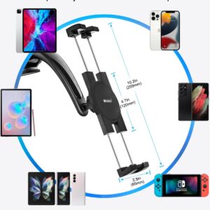 woleyi Car Dashboard Tablet Mount, Car Dash Tablet & Phone Holder with Strong Sticky Gel Suction Cup for iPad Pro 9.7, 11, 12.9 / Air/Mini, iPhone, Galaxy Tabs, More 4-13" Smart Phones and Tablets