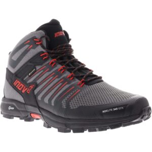 Inov-8 Men's Roclite 345 GTX Hiking-Boots, Grey/Black/Red, 12.5