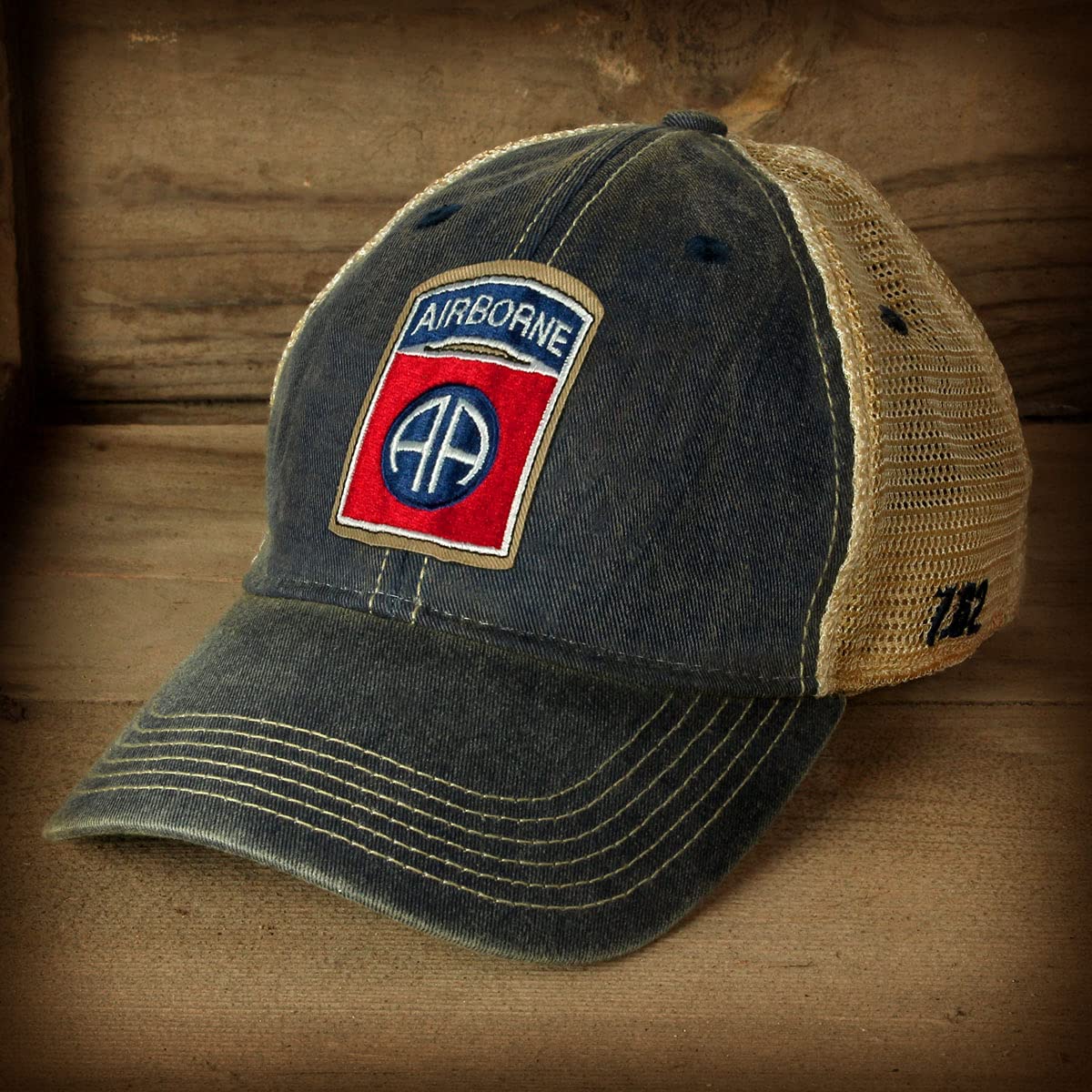 7.62 Design U.S. Army Vintage Trucker Hat (7.62 Design U.S. Army 82nd Airborne Vintage Trucker Hat Navy)