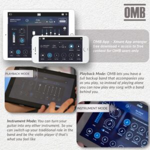 OMB Digital Ad On Guitar Device | Device Guitar for Beginners/pro Adults | Device Works With most Acoustic and electric guitars. DIY Upgrade Kit (Electric)