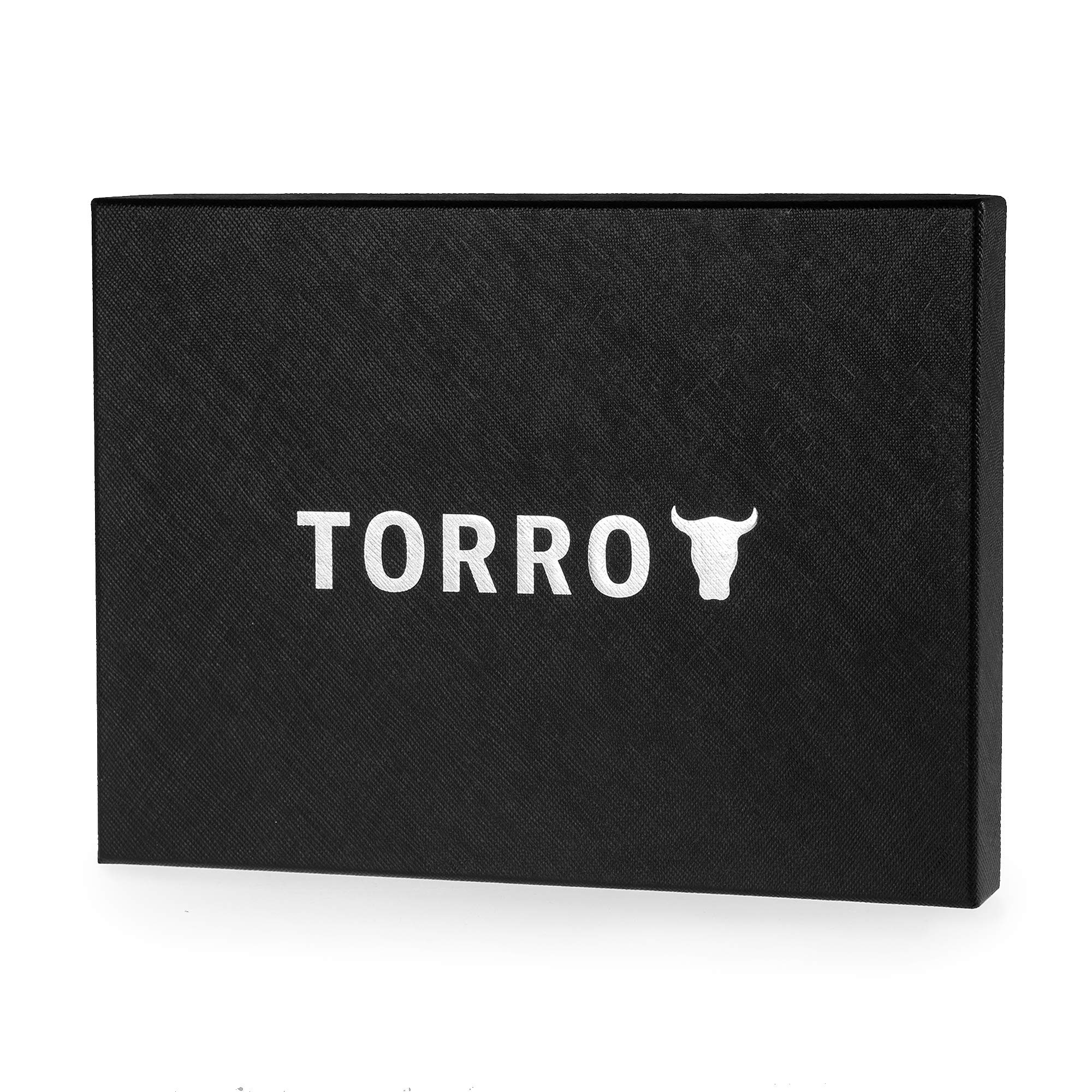 TORRO Travel Wallet – Genuine Leather Travel Organiser with Passport Holder and Detachable Cardholder (Dark Brown)