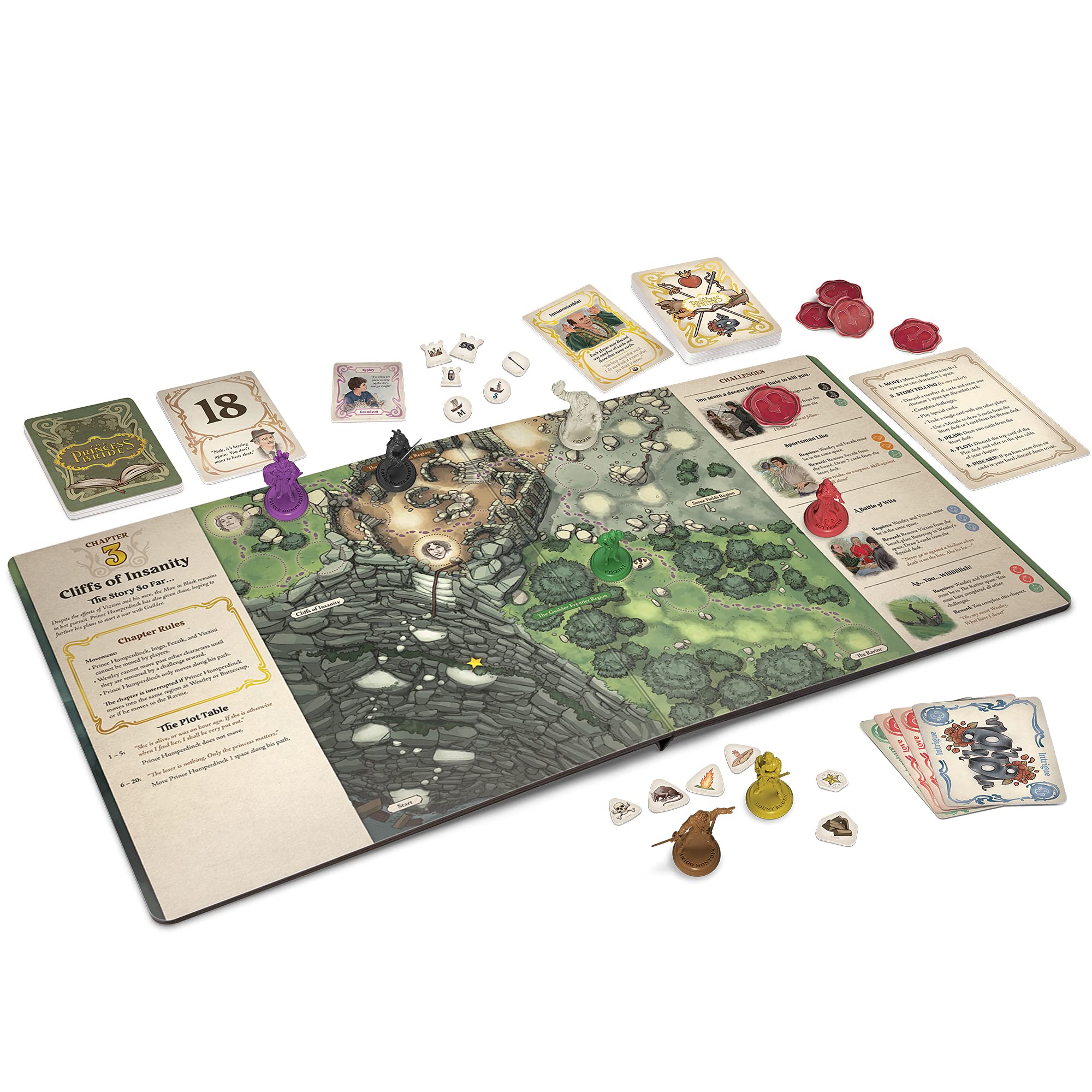 Ravensburger The Princess Bride - Strategy Board Games for Adults & Kids Age 10 Years Up - 1 to 4 Players