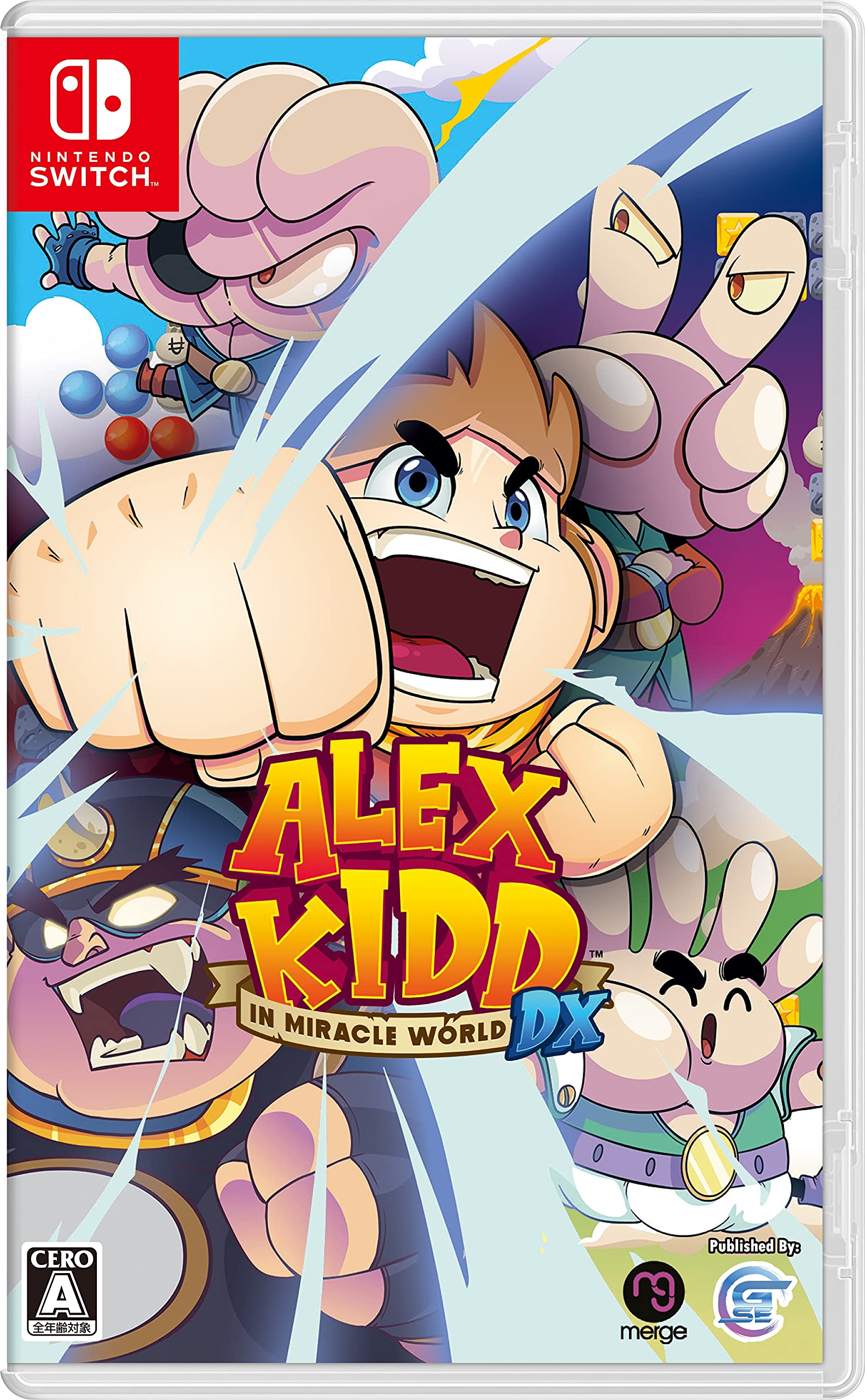 Alex Kidd in Miracle World DX - Switch (【初回特典】入門書 封入、キーホルダー 同梱) (Non-US Version)