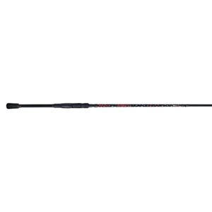 Abu Garcia 7’6” Vendetta Casting Fishing Rod, 1-Piece Rod, 12-25lb Line Rating, Medium Heavy Rod Power, Fast Action, 3/8-1 1/4 oz. Lure Rating, Black