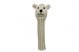 sunfish animal knit wool driver golf headcover polar bear