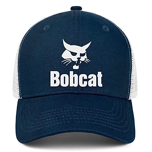 Unisex Black Cap Baseball Cap for Men Women Bobcat-Logo Denim Hat Adjustable Sun Hat Dad Hat