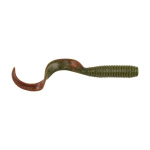 berkley gulp! grub fishing soft bait, camo, 8- inch